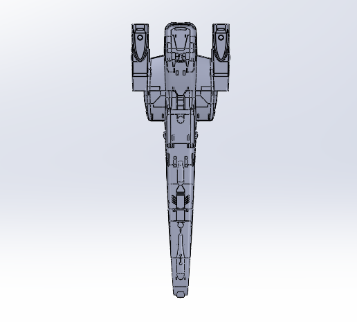 🚗 Imperial Garga Falmul (1:3000) in the LoGH・ STL File for ・Cults
