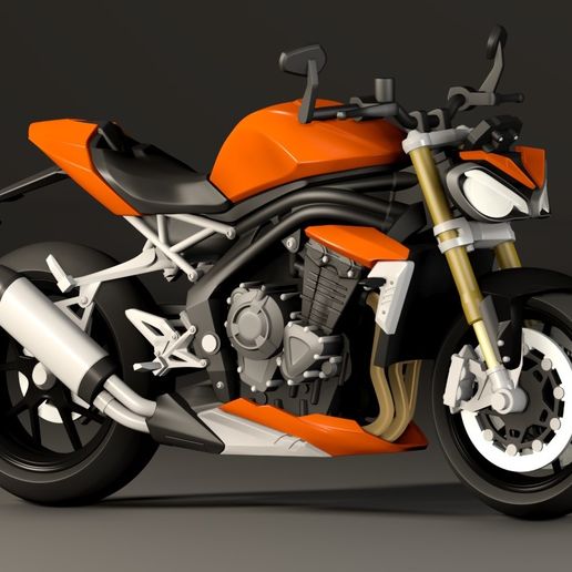 🏍️ Triumph Speed triple 1200 RS – printable motorcycle model・ STL File ...