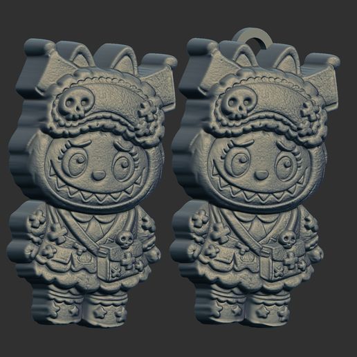 🏢 meow labubu cnc model・ STL File for 3D printing and CNC machining ...