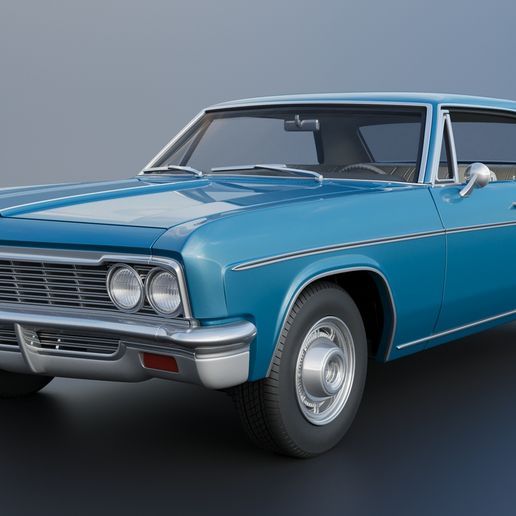🚙 Chevrolet Impala 4-Door 1966・ 3D File for 3D printing・Cults