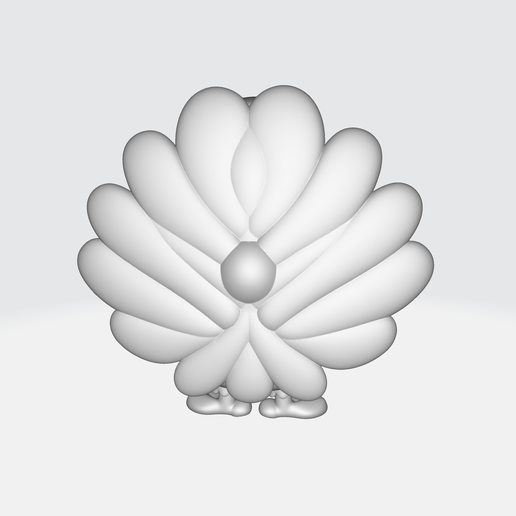👶 Thanksgiving Baby Turkey 3D Model,Cute Thanksgiving Decoration ...