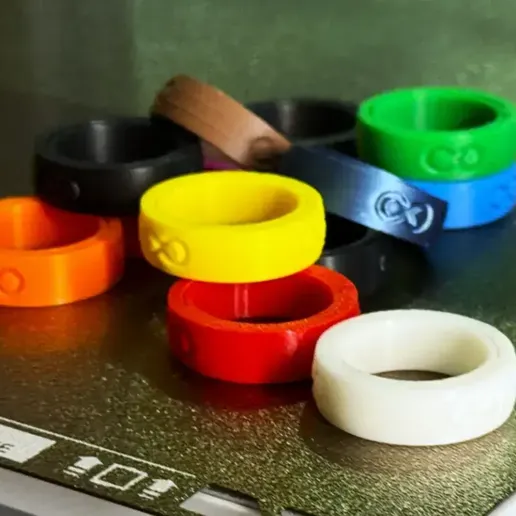 ♾️ Infinity Spin Ring Fidget・Fichier 3D Gratuit pour ・Cults