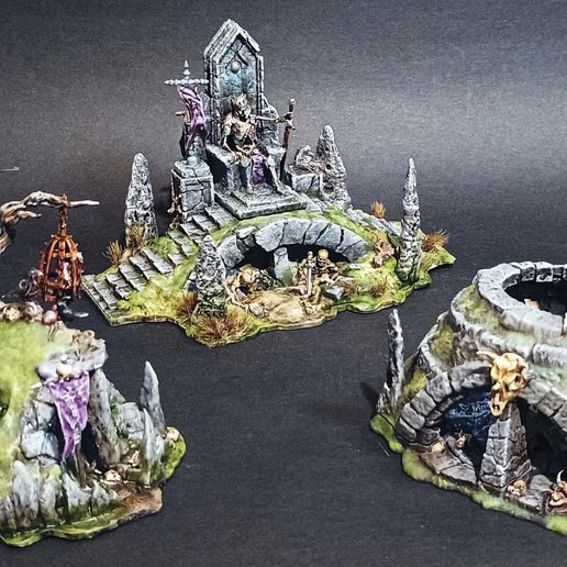 🤴 Dominion of the Barrow King・ 3D File for 3D printing・Cults