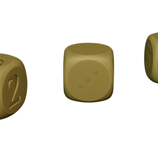 🎲 Dice・Free STL File for 3D printing and CNC machining - Laser cutting ...