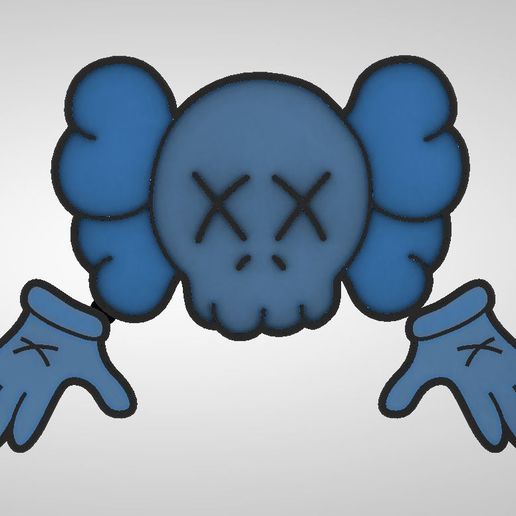 🔦 KAWS Led Lamp・ STL File for 3D printing・Cults