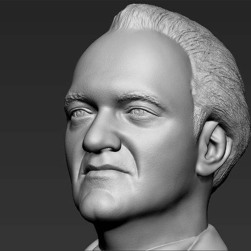 Descargar archivo El busto de Quentin Tarantino en 3D listo para la impresión en formatos stl ...