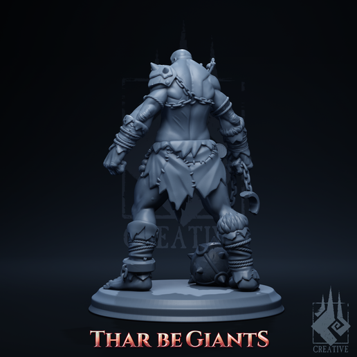 🎲 Giant - Grog the Unchained・ STL File for ・Cults