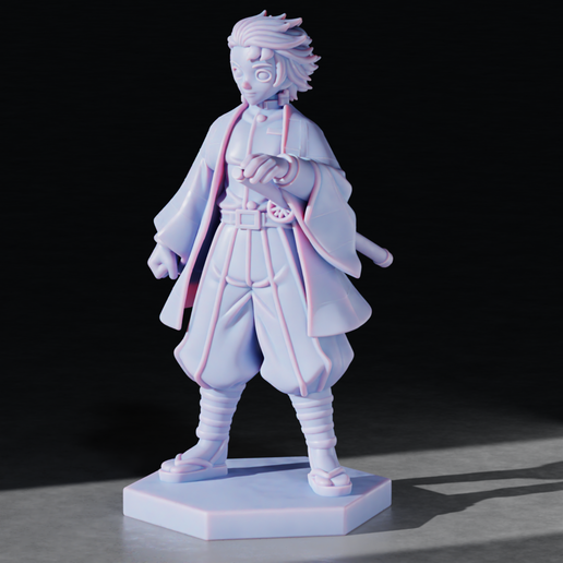 🗡️ Kamado Tanjiro of Demon Slayer・ STL File for 3D printing・Cults