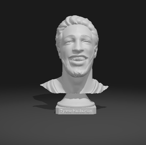 👤 Tyrese Haliburton Premium Statue・Archivo STL para Impresión 3D・Cults