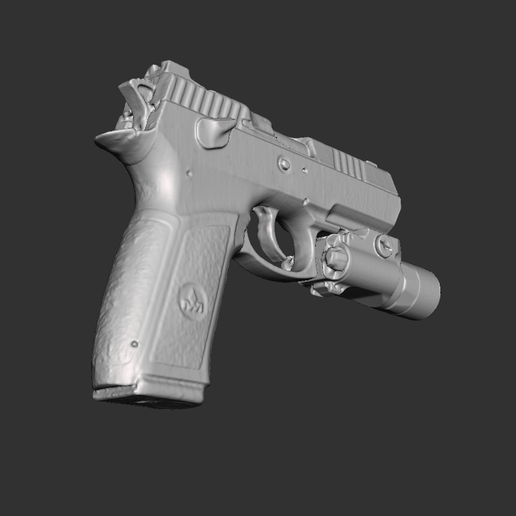 STL file Jericho 2 M 3.8 Surefire X300 Turbo Real Size Scan 3D Gun Mold ...