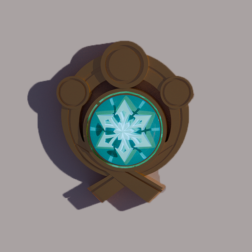 Archivo OBJ Criovisión Genshin Inazuma 🎲 ・Idea de impresión 3D para ...