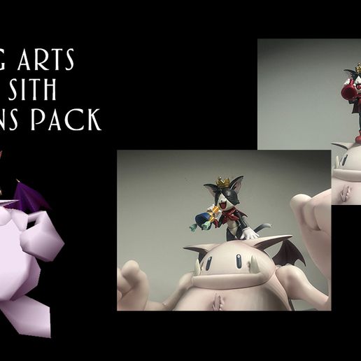 🔫 Bring Arts FFVII Cait Sith Weapons Pack・Free 3D File for 3D printing ...