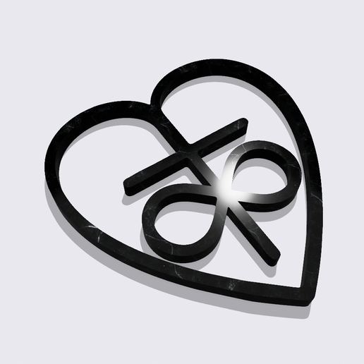 ️‍🔥 Christian Love Forever Cross, Heart, Infinity symbol, Everlasting ...