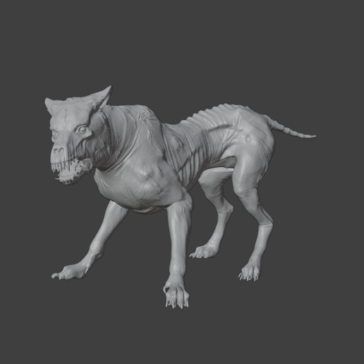 🐕 Fallout mongrel game accurate high detail mutant ghoul dog・ STL File ...