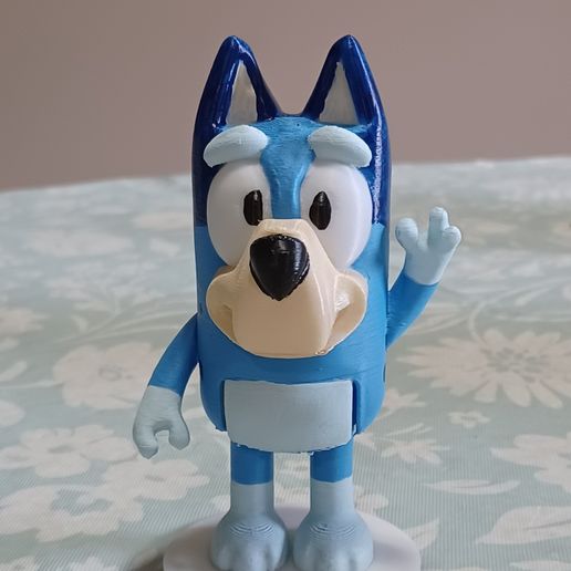 🏢 Bluey Cartoon Figure・ STL File for 3D printing・Cults