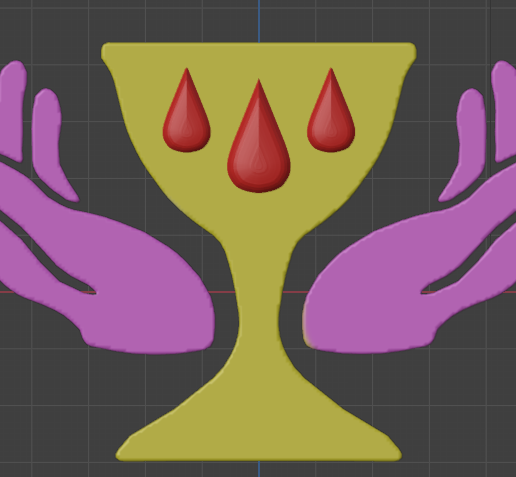 🩸 Angels of the Grail - Shoulders・Free STL File for 3D printing・Cults