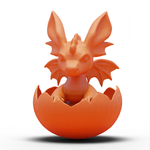 👶 Baby Dragon in Egg – Cute Easter 3D Print Model for Seasonal Decor ...