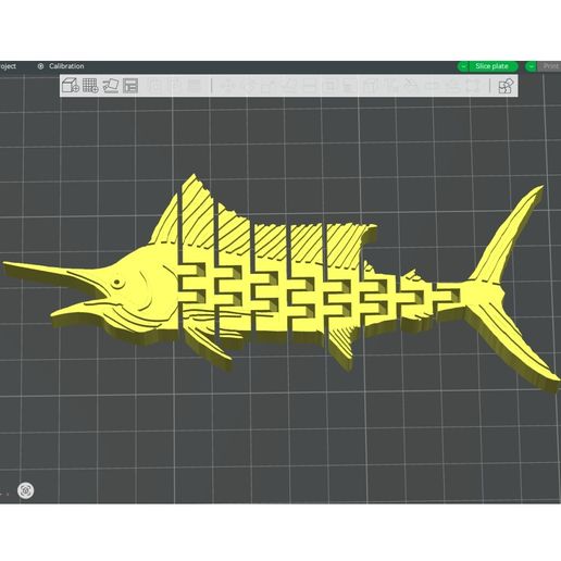 🐠 FLEXI BLUE MARLIN・ STL File for 3D printing・Cults
