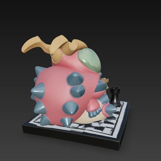 🐉 tentomon digimon sport chess・ STL File for 3D printing・Cults