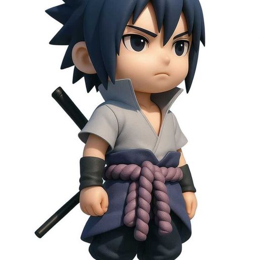 🥷 SASUKE UCHIHA – Naruto Shinobi 3D Model | Sharingan Warrior, Battle ...