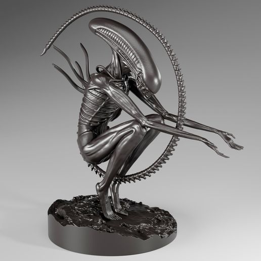 👽 Alien (praetomorph)・ STL File for 3D printing・Cults