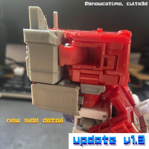 💪 TRANSFORMABLE Megatron Arm for SS86 Optimus Prime・ 3D File for 3D ...