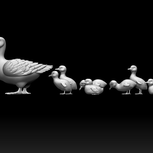 🦆 pato patito・Archivo STL para ・Cults