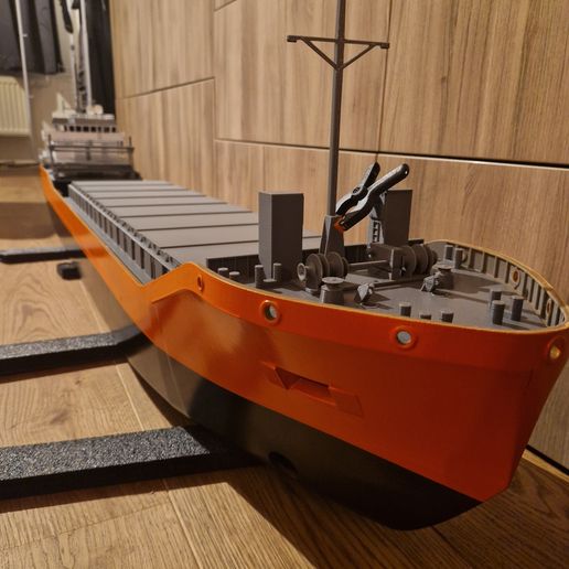 🚢 Rc coaster ship 1/60・ STL File for 3D printing・Cults