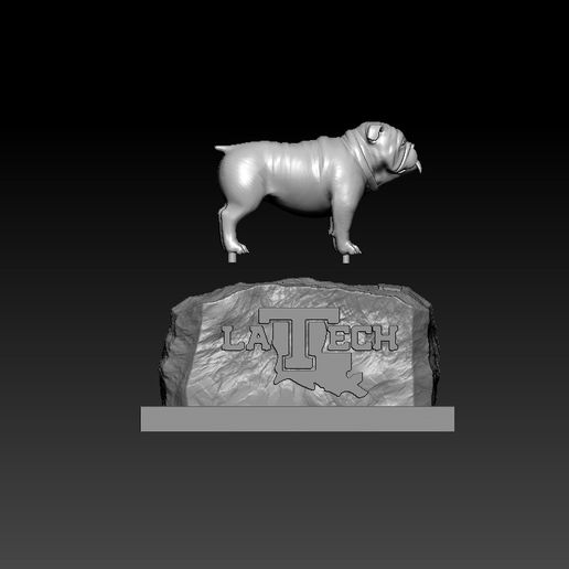 🏛️ NCAA - Louisiana Tech University mascot statue - 3d Print・ STL File ...