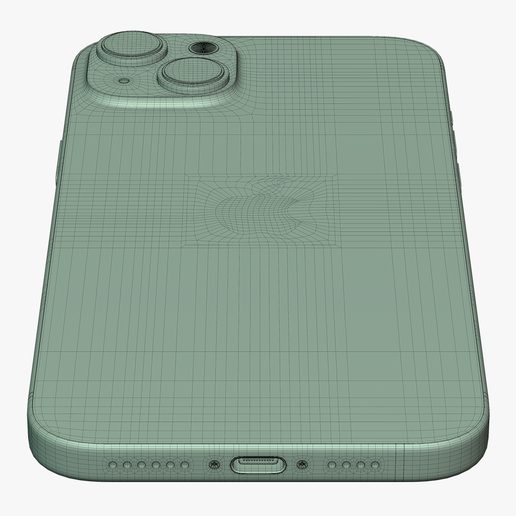 STL file iPhone 15 Plus Green 📱 ・Template to download and 3D print・Cults