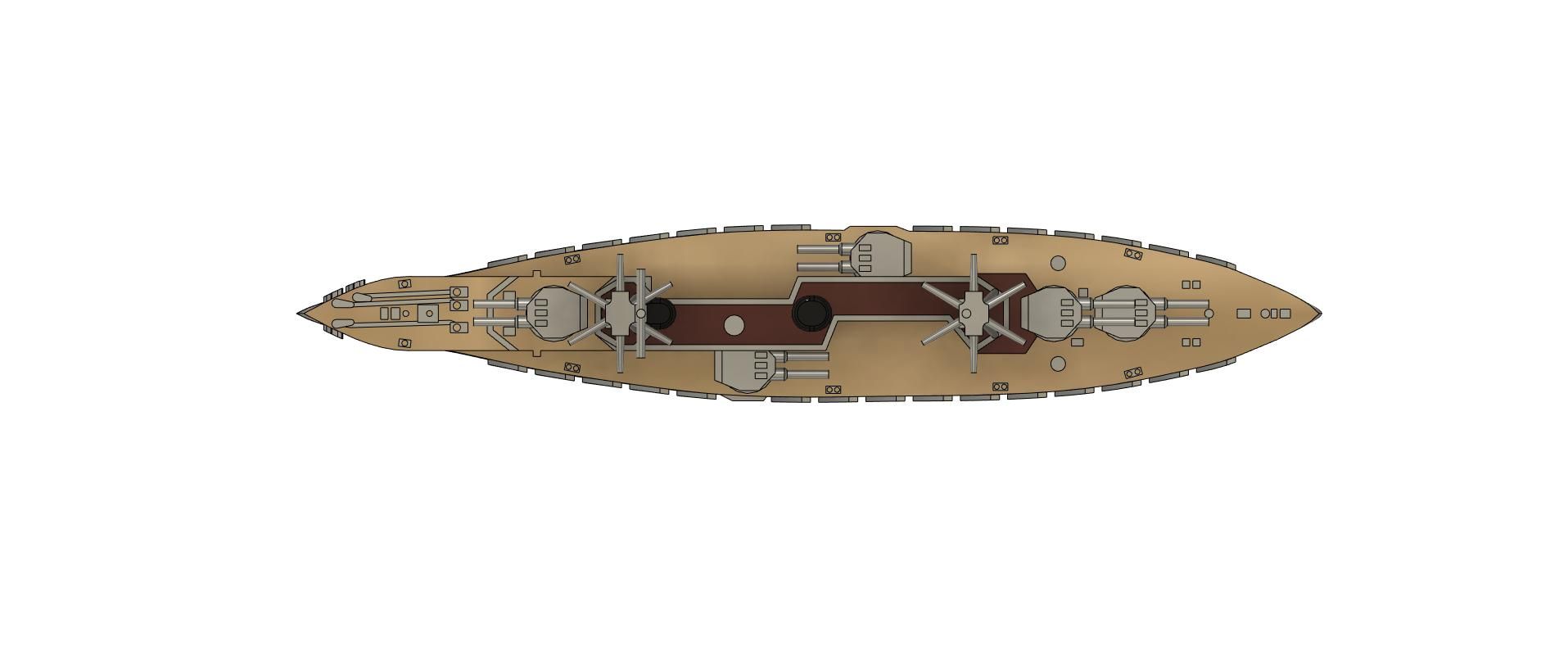STL file HMS Neptune (1909)・3D printer model to download・Cults