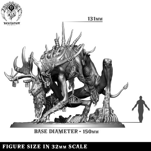 🎲 Nightmare Beast・ 3D File for 3D printing・Cults