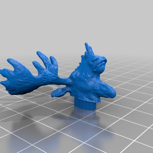 🎲 Moose Miniature・Free STL File for 3D printing・Cults