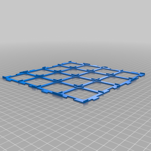 🎲 4x4 customizable Carcassonne tile grid・Free 3D File for ・Cults