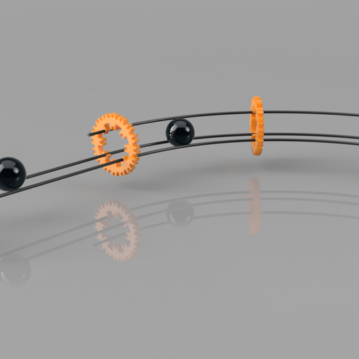 STL file Modular Marble Track, Snap Track. Construction Toy. 🚧 ・3D ...