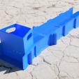 STL file GOLD SLUICE BOX V2 (MODULAR + EXPANDIBLE) INCLUDED 4 MATS ...