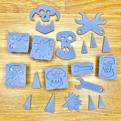 🎲 Orc Symbol Panels and Stamps・ 3D File for 3D printing・Cults