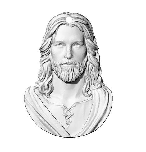 Free STL file FACE JESUS - CHRIST ️ ・3D print object to download・Cults