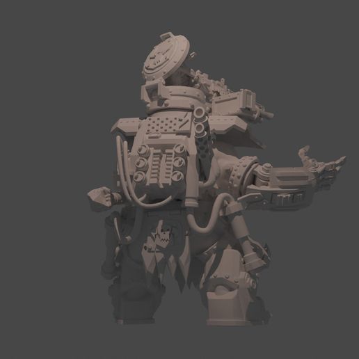 ⚔ ORK WARBOSS IN MEGA ARMOR by YGRECK・Free 3D File for 3D printing・Cults
