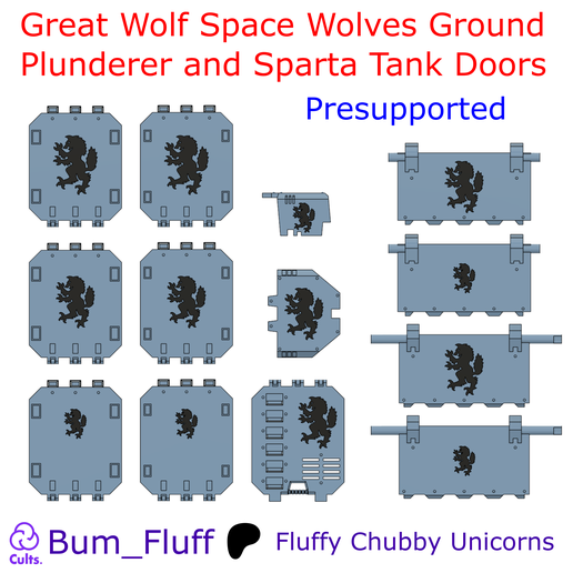 🐺 Great Wolf Space Wolves Ground Plunder and Sparta Tank Doors ...