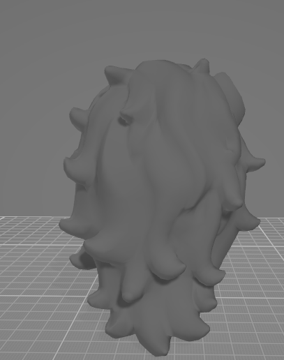 💇 Lego Silver Banshee Hair・ OBJ File for 3D printing・Cults