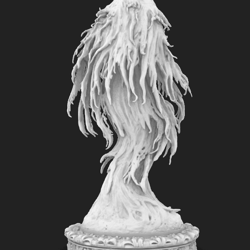 👻 Screaming Ghost Statue STL File | 3D Printable Haunted Spirit ...
