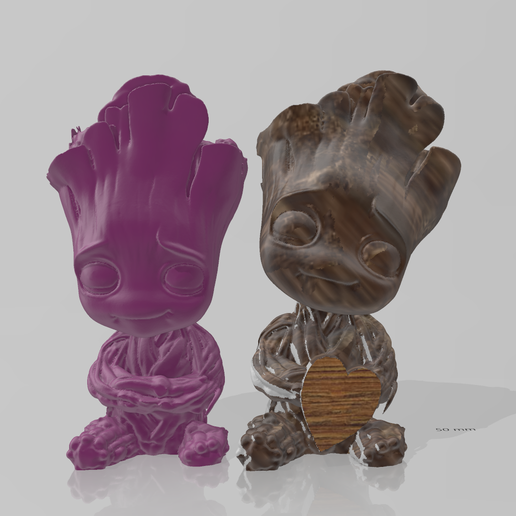 STL file Baby Groot decoration 👶 ・3D printing model to download・Cults
