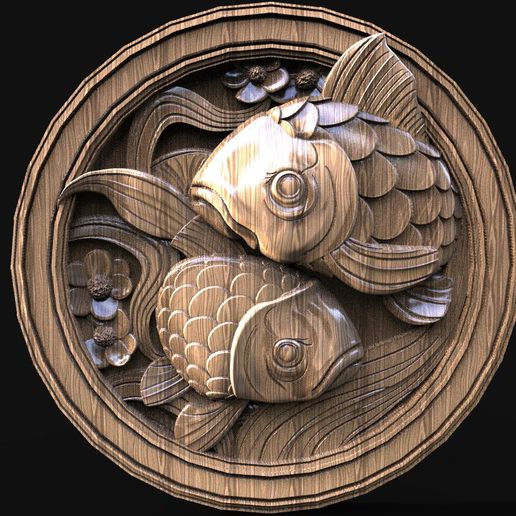 🐠 Fish CNC・ STL File for 3D printing and CNC machining - Laser cutting ...