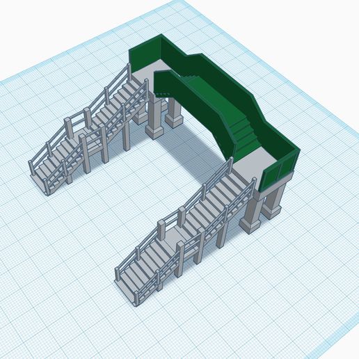 3D file Footbridges for off-platform (scalable) 🛤️ ・3D print model to ...