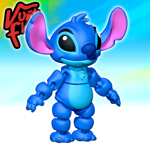 🗝️ Lilo and Stitch Stitch MultiColor Flexi Print-In-Place + figure ...