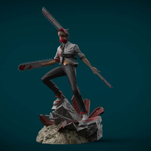 🪚 Chainsaw Man・ 3D File for 3D printing・Cults