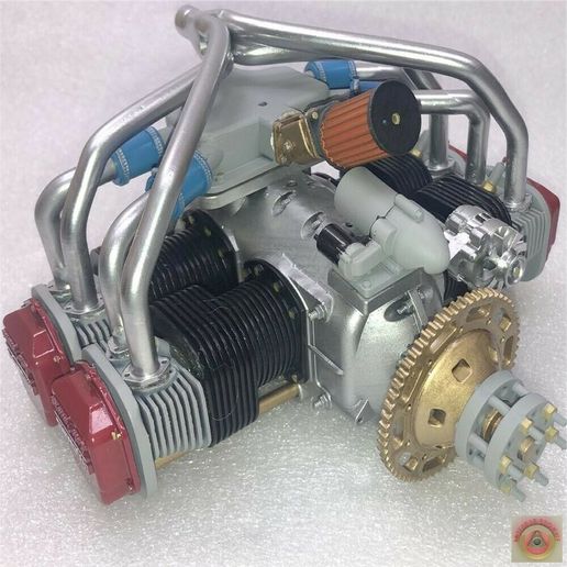 🛩️ LYCOMING O-360 - CESSNA 172 - AIRPLANE ENGINE・ STL File for 3D ...