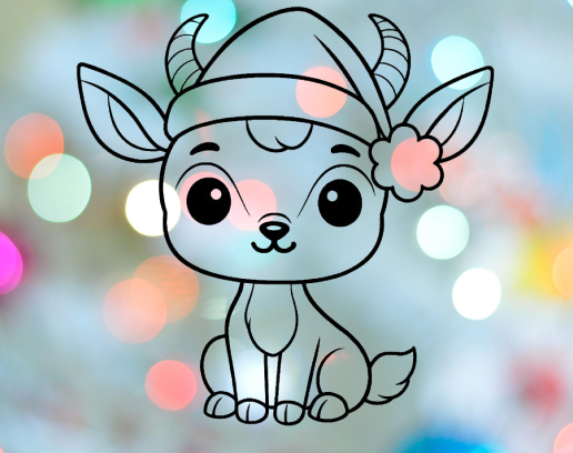 🎄 Christmas Springbok Cookie Cutter・ STL File for 3D printing・Cults