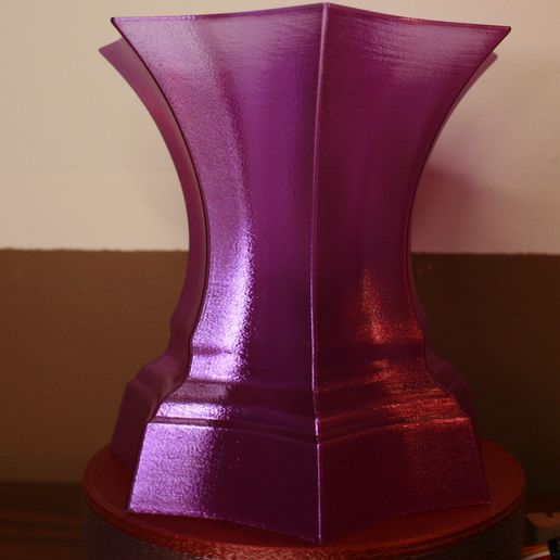 💐 Spooky Seven-sided Flower Vase!!!・Free STL File for ・Cults